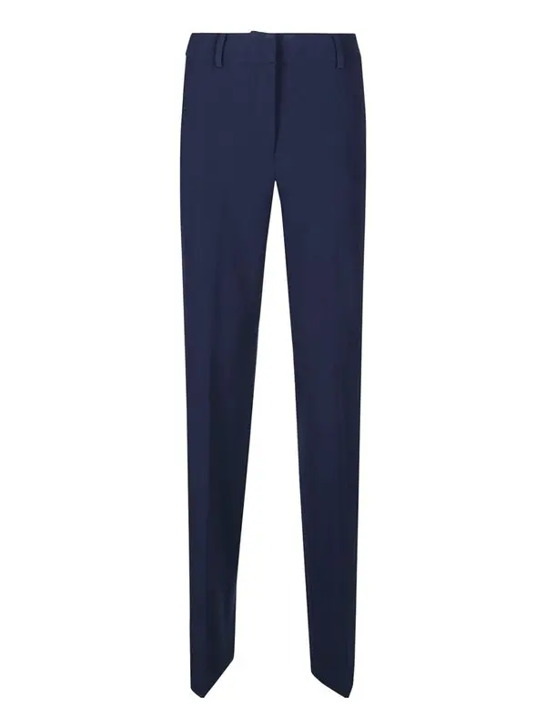 Michael Kors Straight-leg Tailored Trousers - Blue