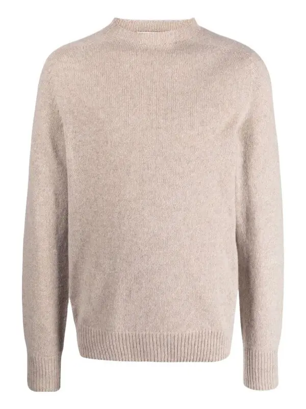 LANVIN Crewneck Knitted Jumper - Nude