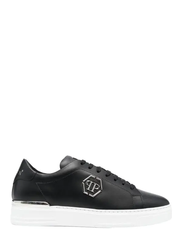Philipp Plein Hexagon Lace-up Sneakers - Black