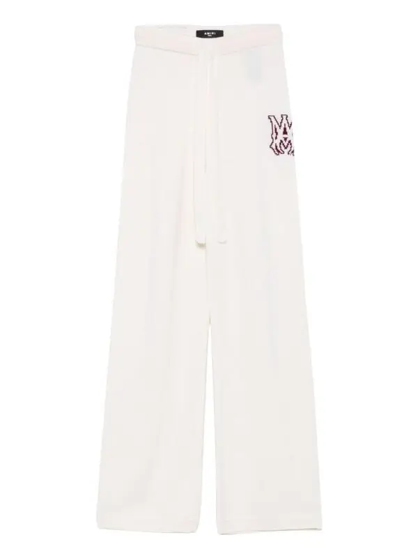 Amiri Ma-jacquard Drawstring Track Pants - White