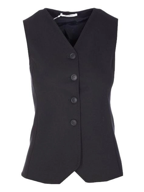 Max Mara V-neck Button-up Gilet - No