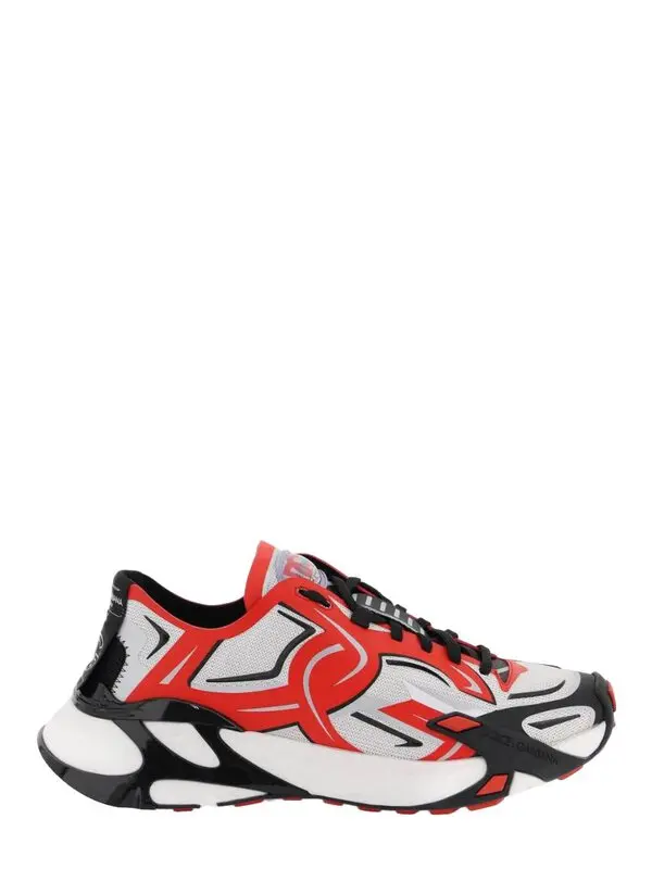 Dolce & Gabbana Paneled Low-top Sneakers - Multicolor