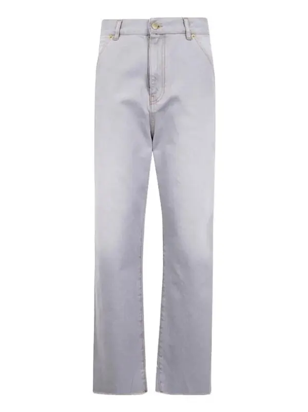 DARKPARK Lisa Belted Straight-leg Jeans - Gray