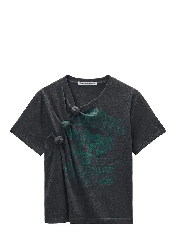 Alexander Wang Shirt With Knot Detailing - Black