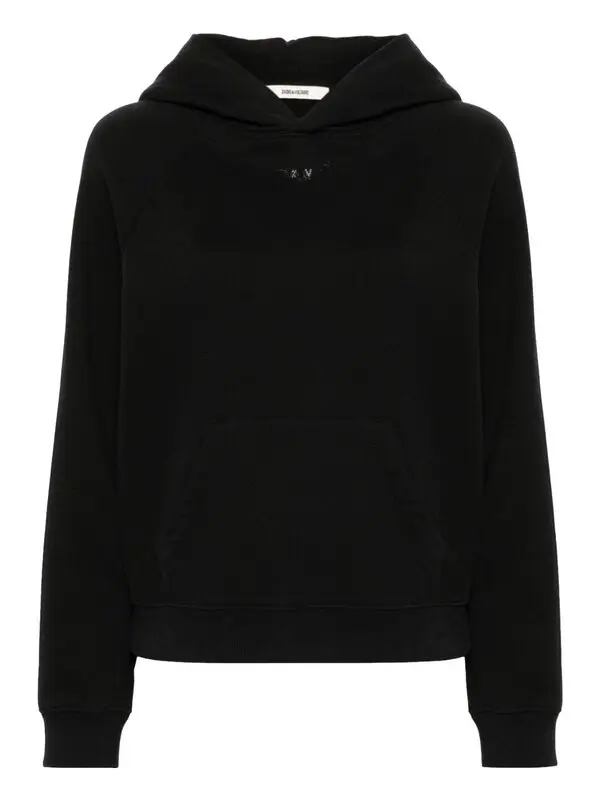 Zadig&Voltaire Georgy Embellished Wings Hoodie - Black