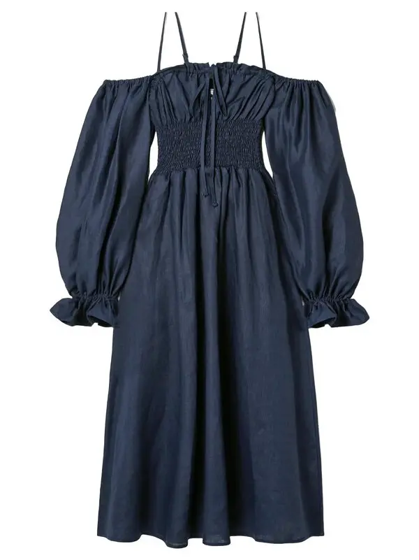 Sleeper Off-the-shoulder Maxi Dress - Black