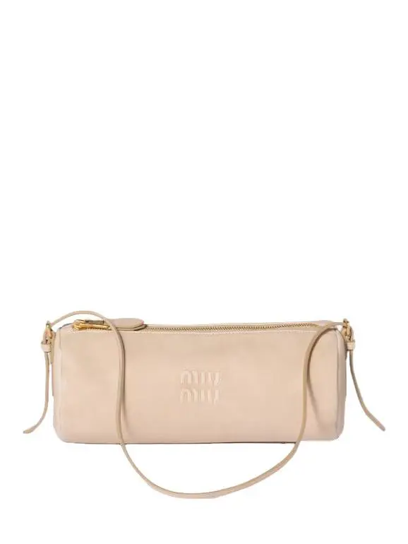 Miu Miu Nappa Leather Pouch - Rope Ash
