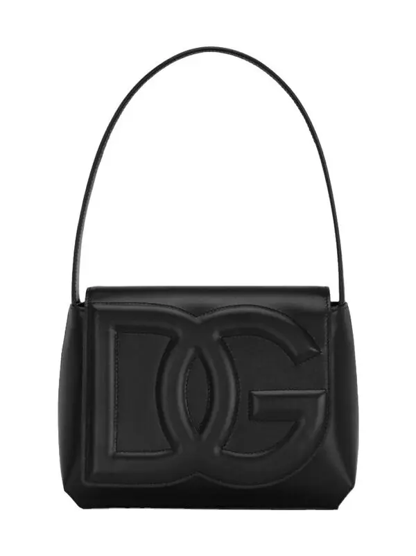Dolce & Gabbana Dg Logo Shoulder Bag - Black