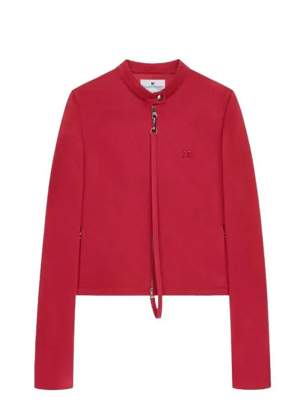 COURREGES Courrèges Zip-up City Jacket - Red