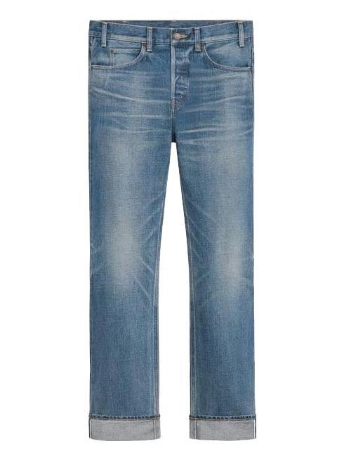 Celine Union Wash Loose Waist Jeans - No