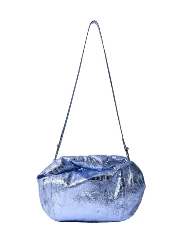 Dries Van Noten Metallic Twisted Handbag - Purple
