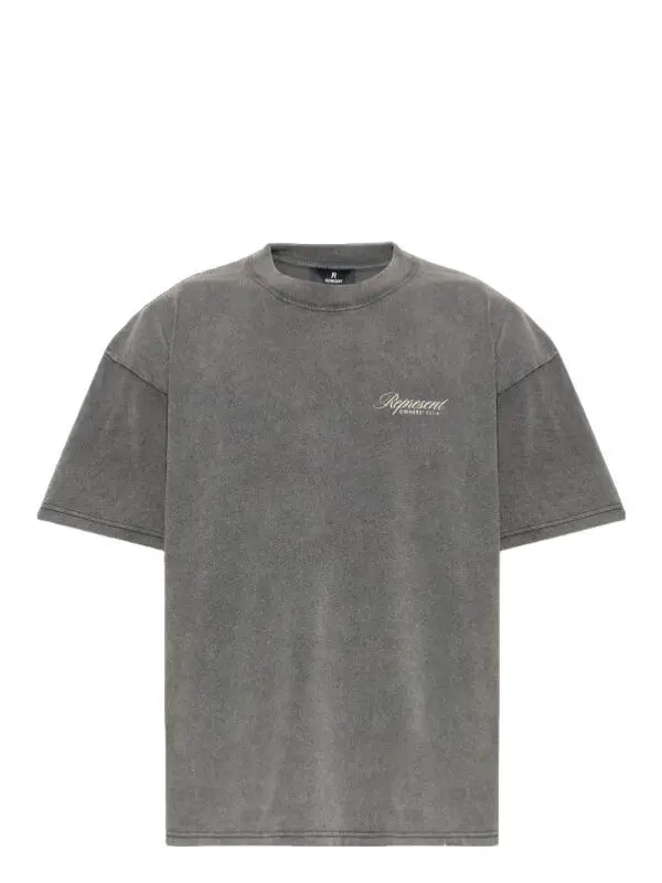 REPRESENT Owners Club Script T-shirt - Gray