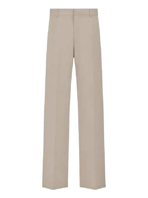 Dior Regular Fit Straight Leg Pants - Nude