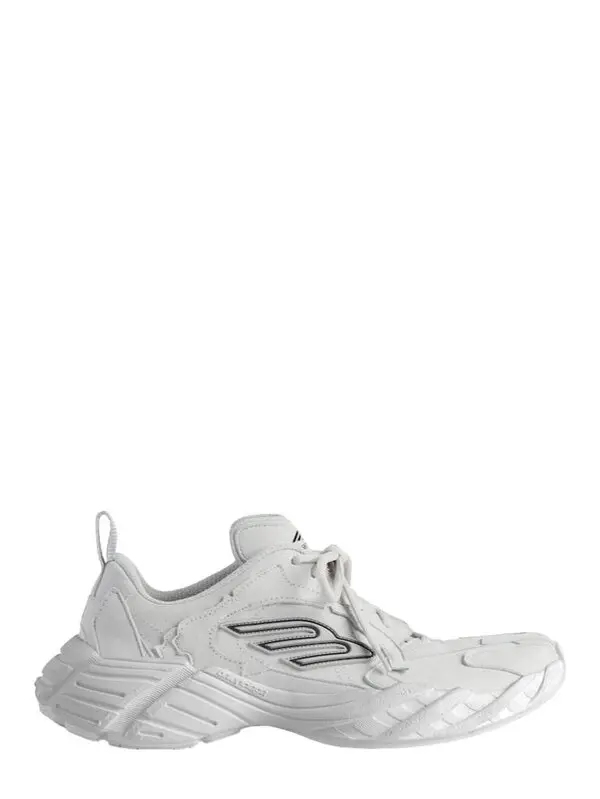 Balenciaga Monday Lace-up Sneakers - Light Gray