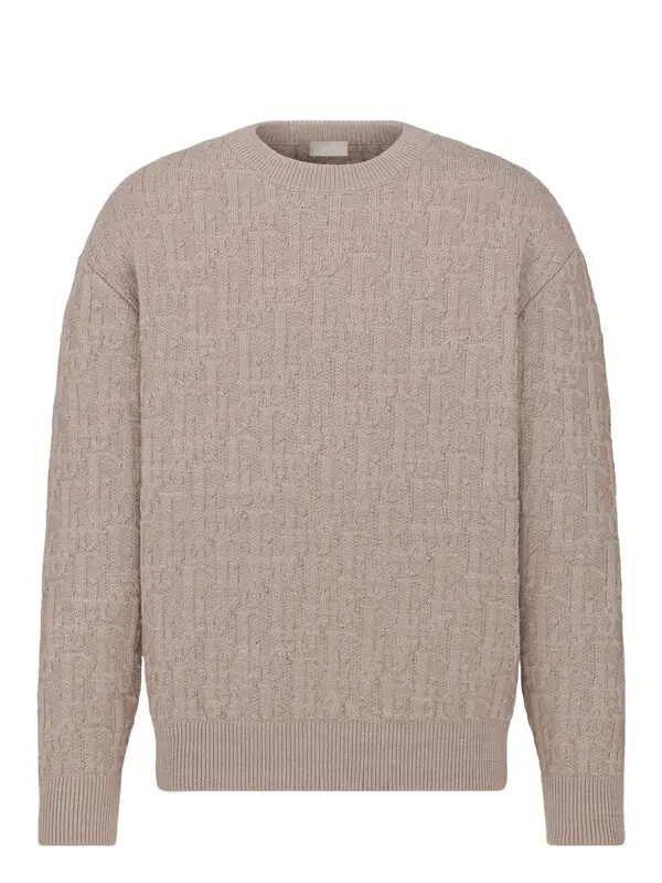 Dior Crewneck Jumper - Beige