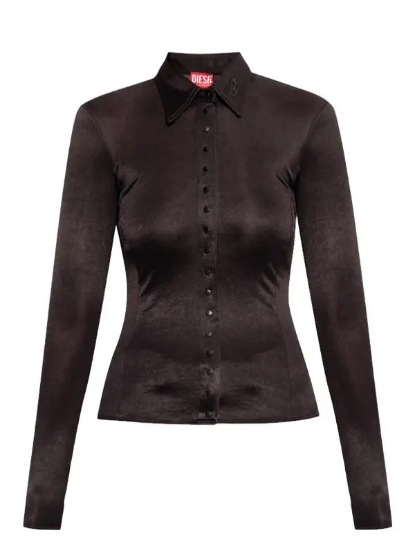DIESEL® C-elaia Button-up Shirt - Black