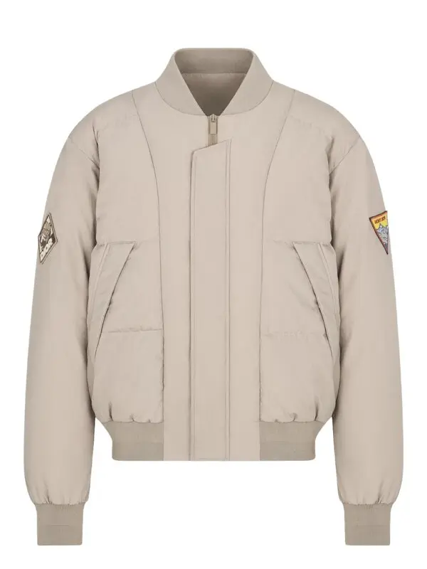Dior Mountain Quilted Blouson Jacket - Beige