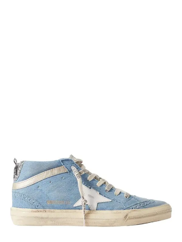 GOLDEN GOOSE Mid-top Sneakers - Blue