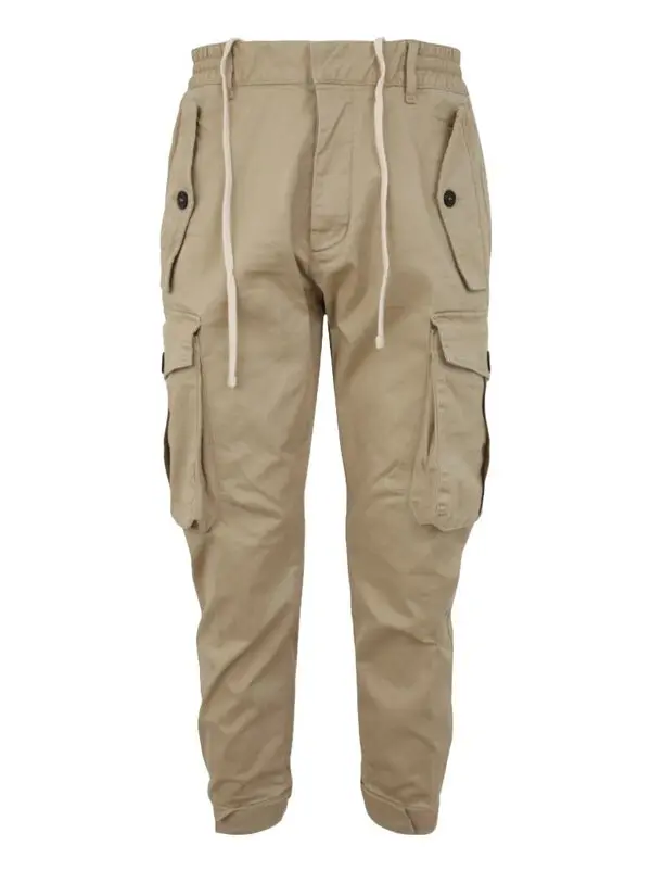 Dsquared2 Cargo Cropped Trousers - Nude