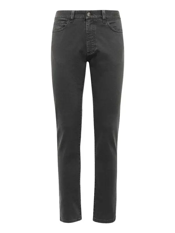 Zegna Belt Loop Jeans - Black