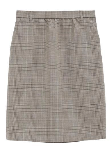 Gucci Checked Mini Skirt - Gray