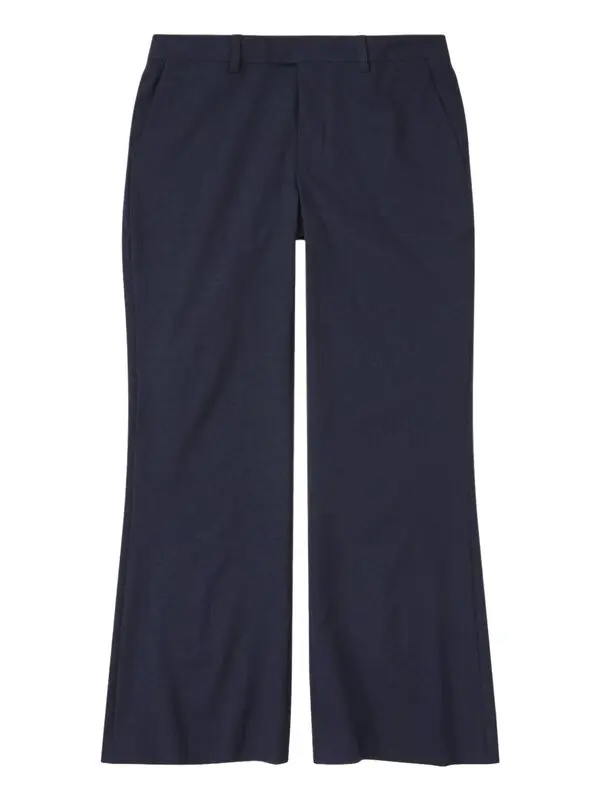 Closed Wharton Cropped Flared Trousers - Black