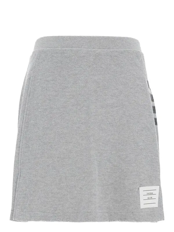Thom Browne 4-bar Mini Skirt - White