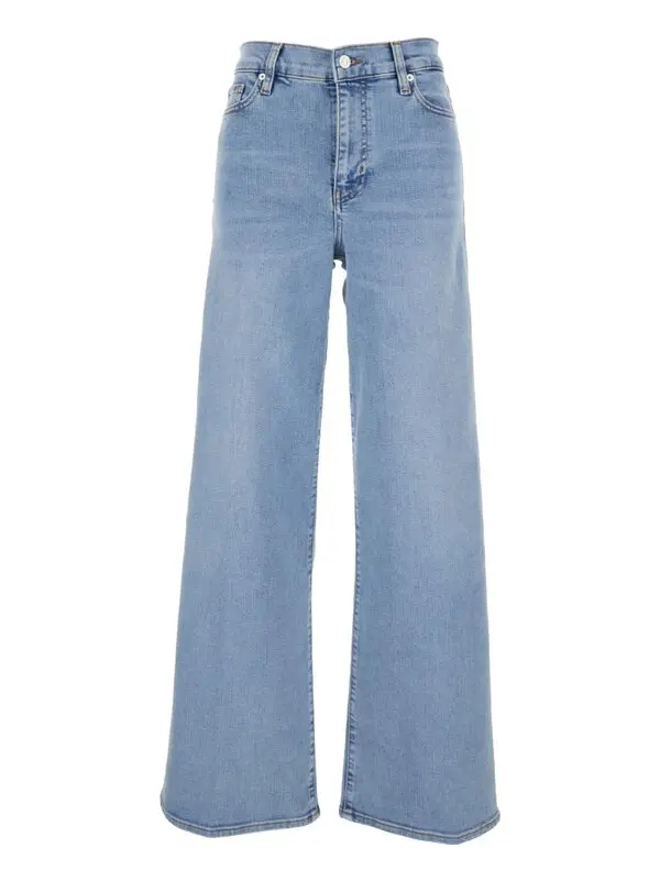 FRAME Le Slim Palazzo Jeans - Blue