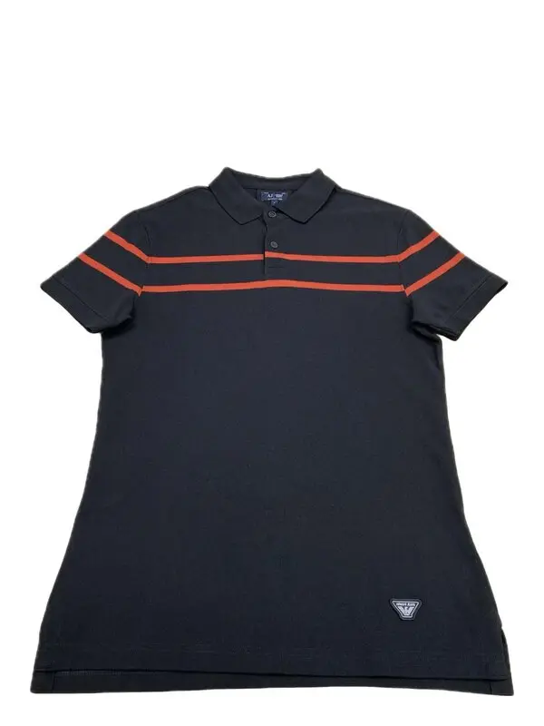 Emporio Armani Short-sleeved Polo Shirt - Black