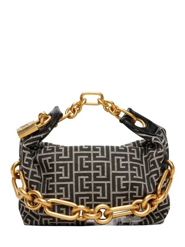Balmain Sync Mini Chain Handbag - Black