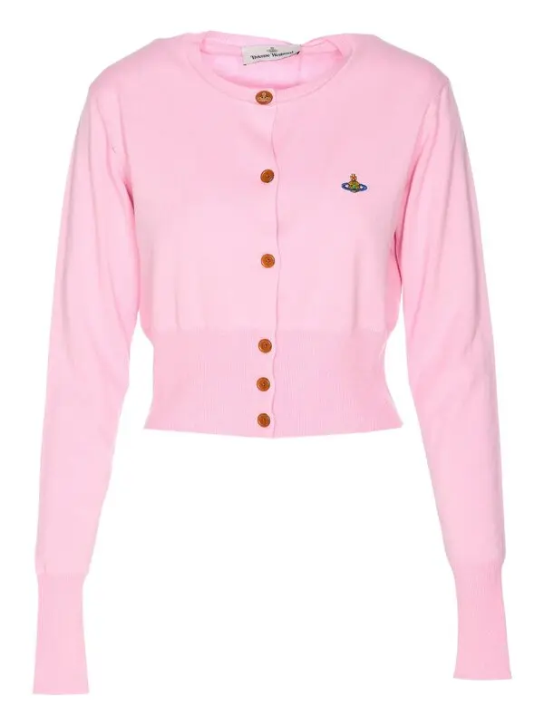 VIVIENNE WESTWOOD Orb Embroidered Cardigan - No