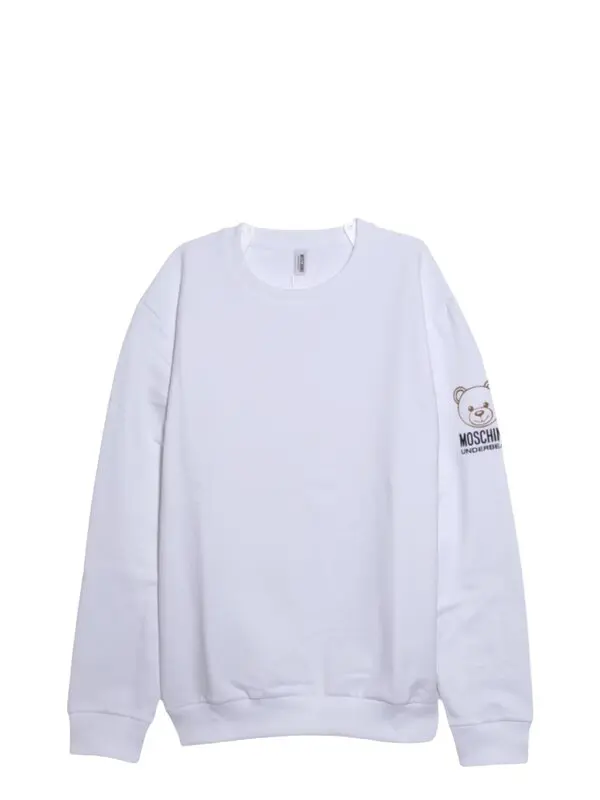 Moschino Terry Bear Sweatshirt - White