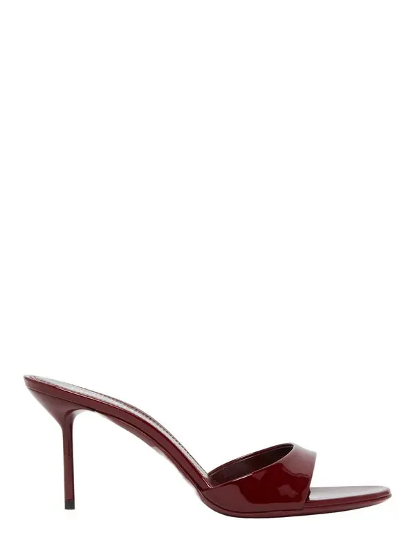 Paris Texas Lidia Stiletto Heel Mules - Red