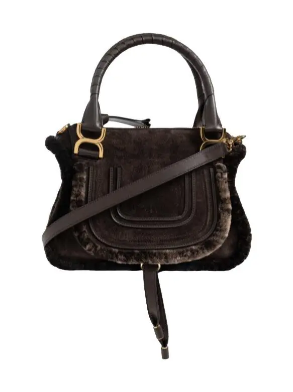 Chloé Small Marcie Shoulder Bag - Black