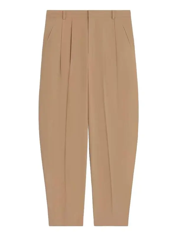Celine Montauk Trousers In Cotton Twill - British Beige