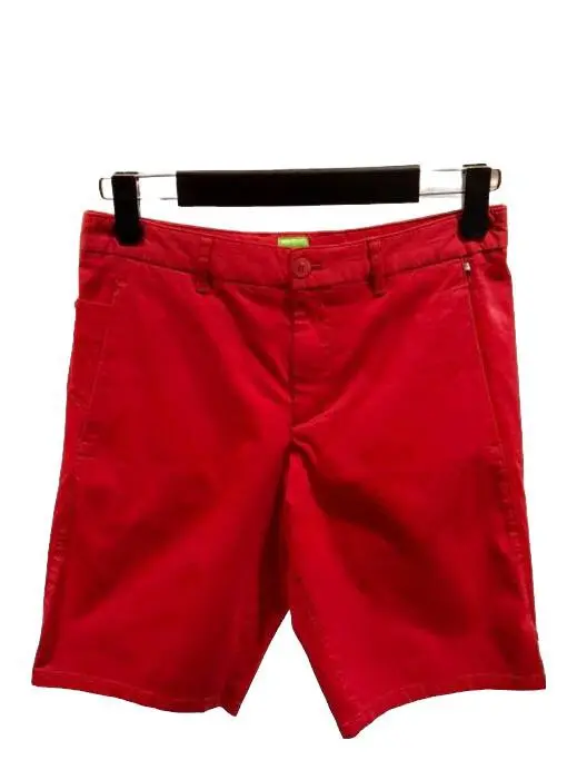 Hugo Boss Belt Loop Shorts - Red
