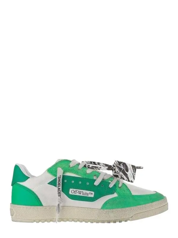 Off-White Vulcanized Low Top Sneakers - Green