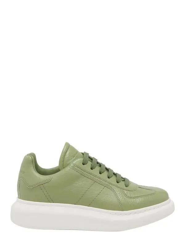 Alexander McQueen Lace Up Sneakers - Olive