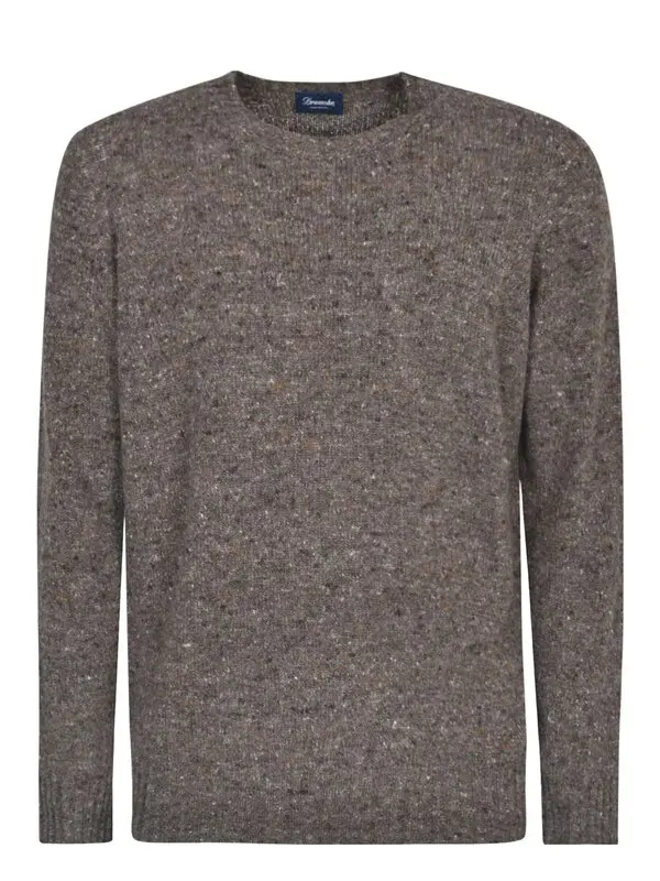 DRUMOHR Crew Neck Knit Sweater - Black