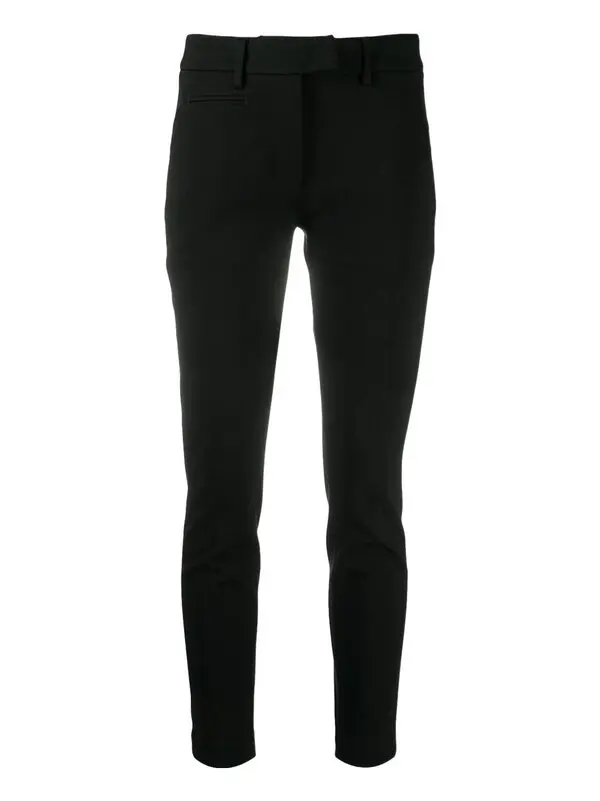 DONDUP Slim-cut Tailored Trousers - Black