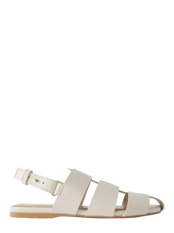 J.W.ANDERSON Logo Flat Sandals - Nude