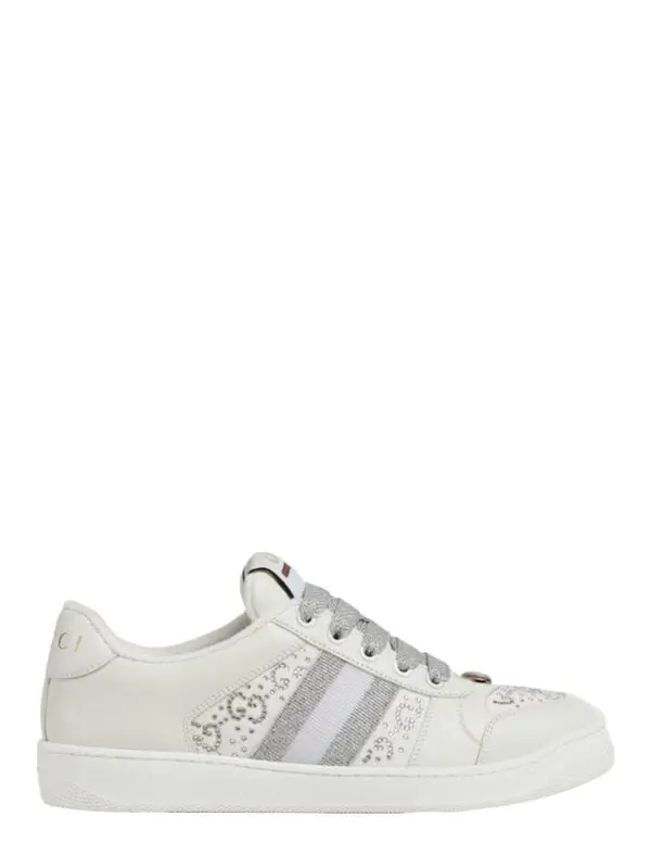Gucci Screener Sneakers - Light Gray