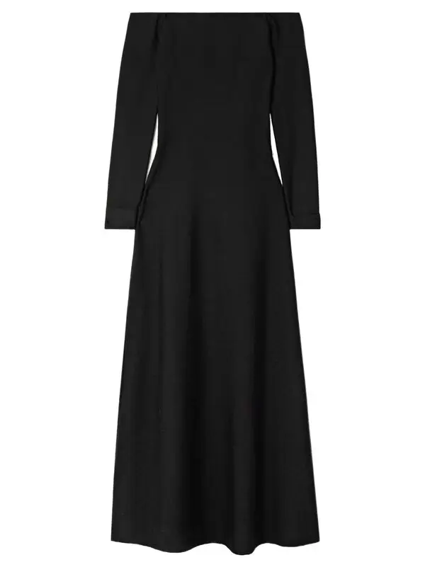 Gabriela Hearst Aine" Off-the-shoulder Silk-jersey Maxi Dress - Black