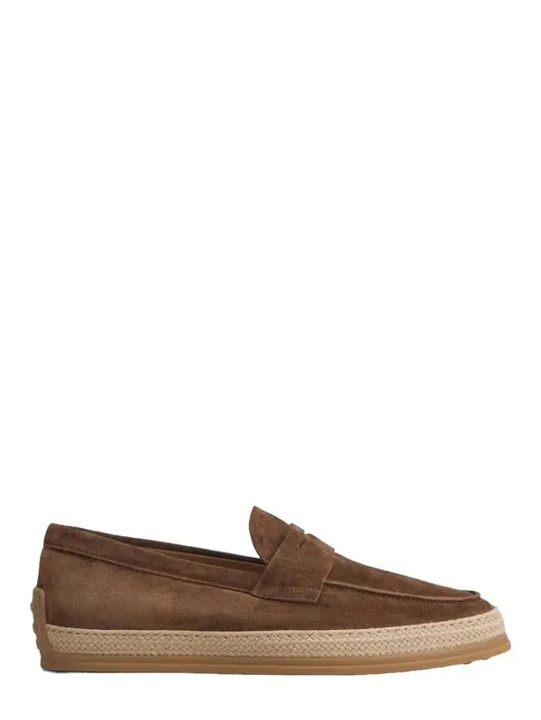 TOD'S Classic Moccasin Loafers - Brown