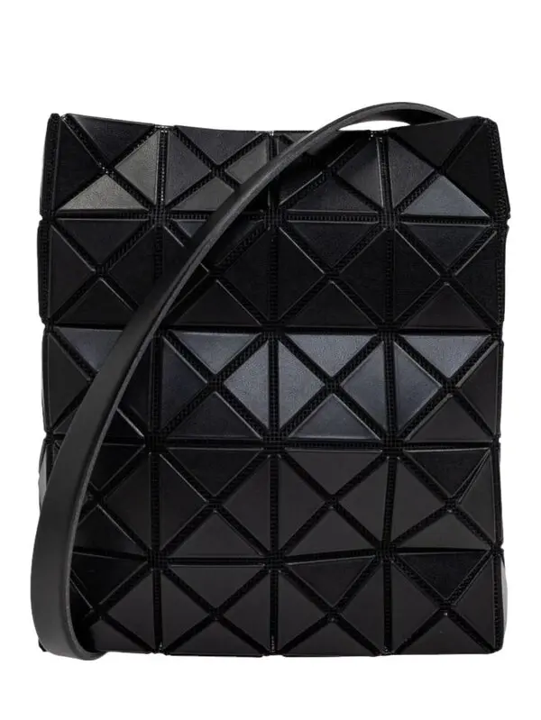 Issey Miyake Matte Geometric Shoulder Bag - Black
