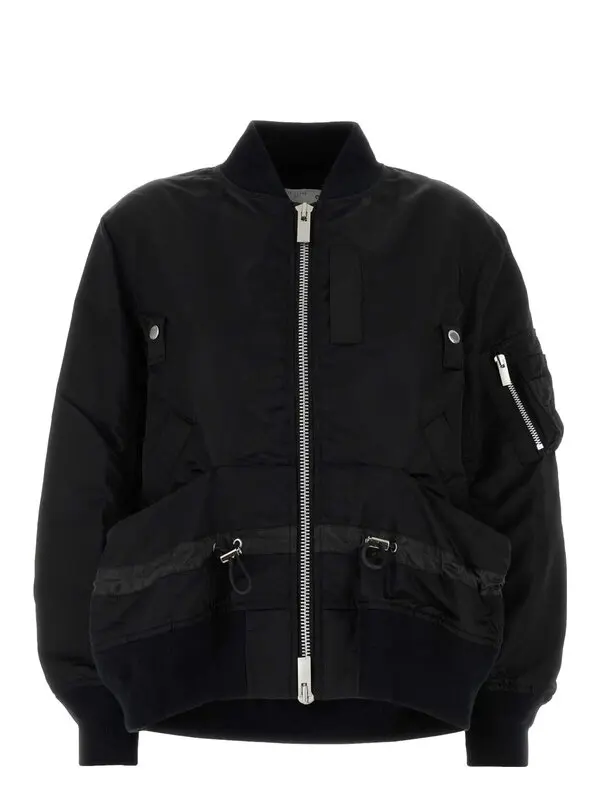 Sacai Twill Blouson - Black