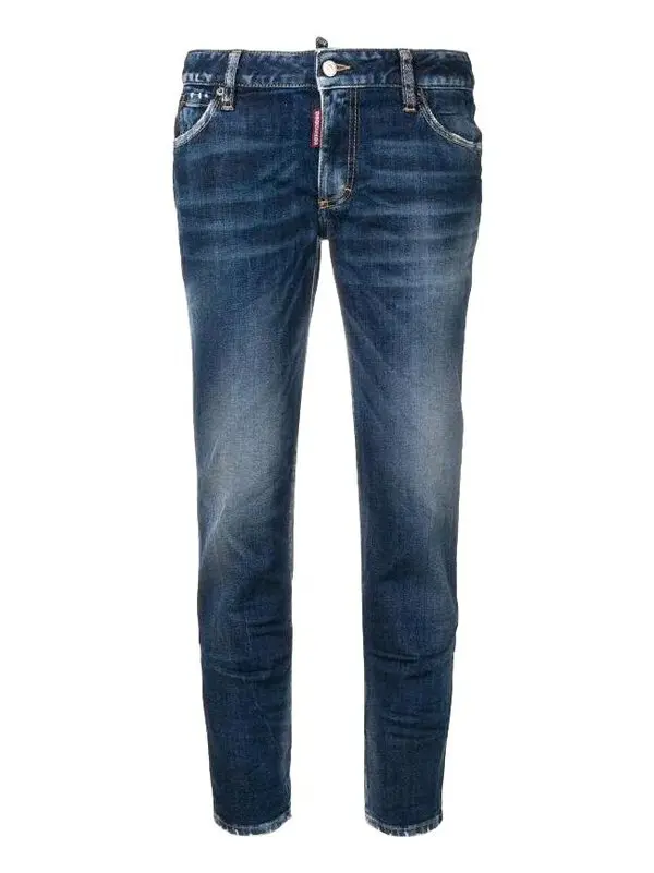 Dsquared2 Cropped Jeans - Blue