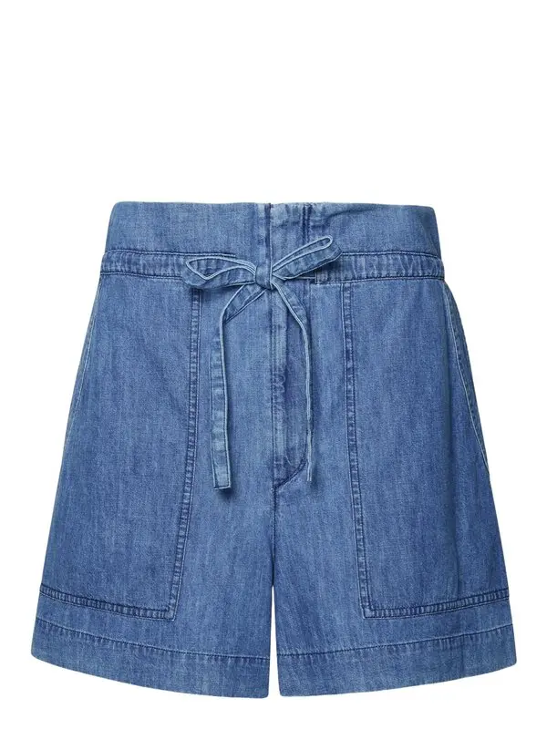 Isabel Marant Étoile Denim Drawstring Shorts - Blue