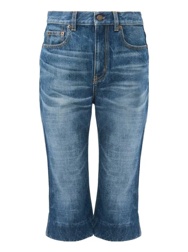 Chloé High-rise Capri Jeans - Faded Indigo