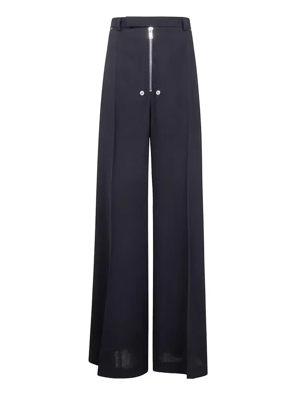 Rick Owens Belas Zip-fastening Wide-leg Trousers - Black